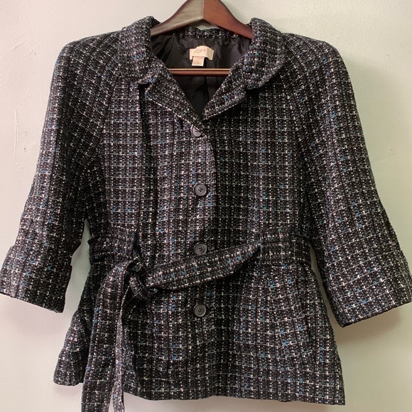 LOFT | Jackets & Coats | Loft Tweed Plaid Jacket | Poshmark